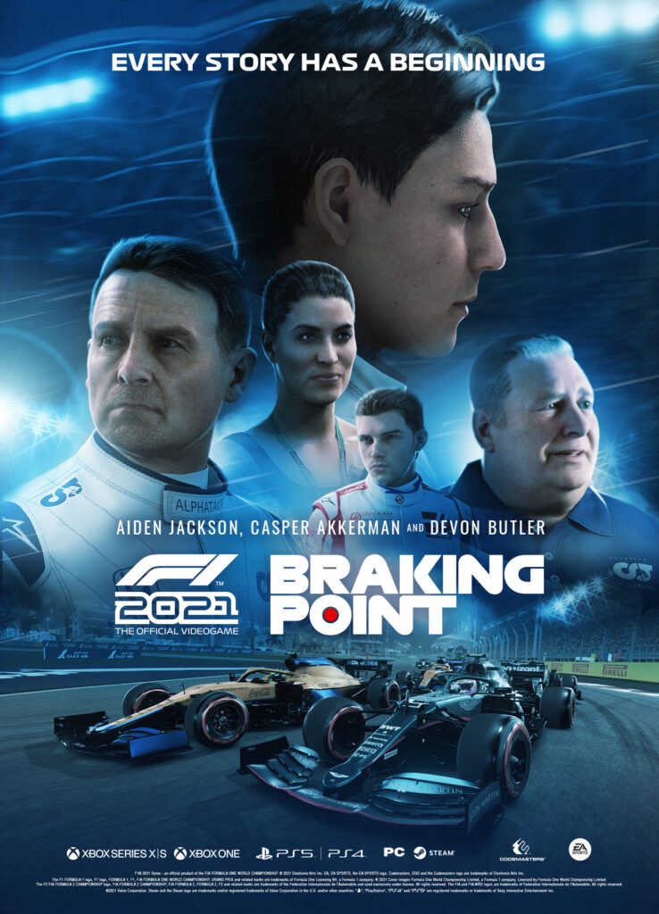 REALTIME team up with Codemasters for F1 2021 'Braking Point' - REALTIME